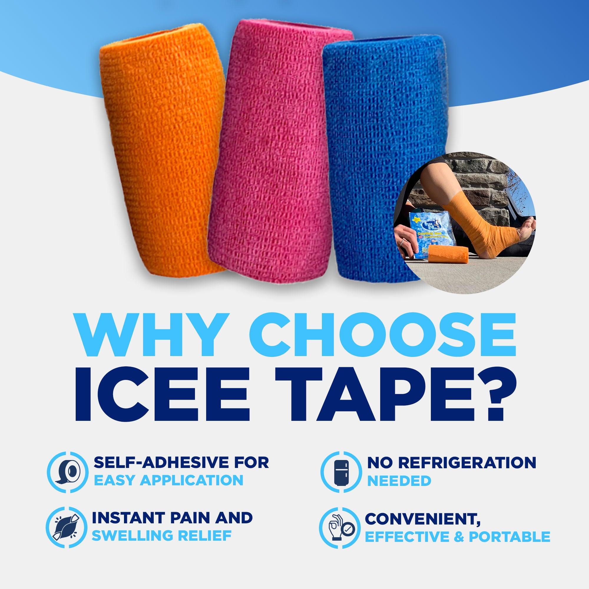 NEW Icee Tape - Cooling and Compassion, Instant Cooling Relief for over ...